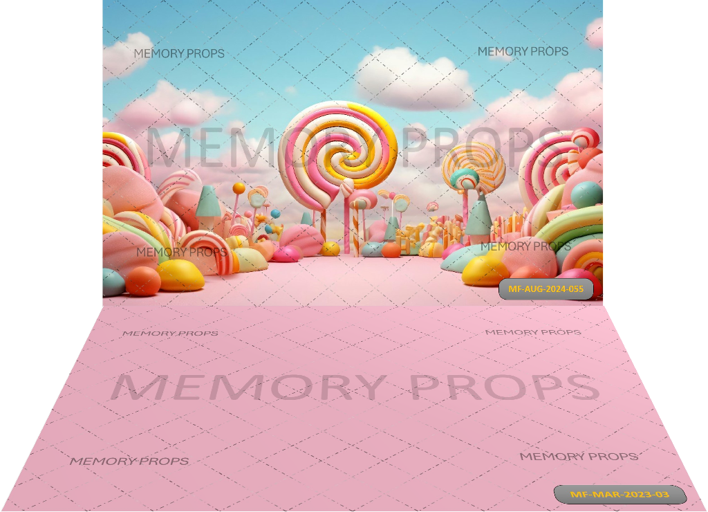 Enticing Candy Mockup Pink Texture Backdrops