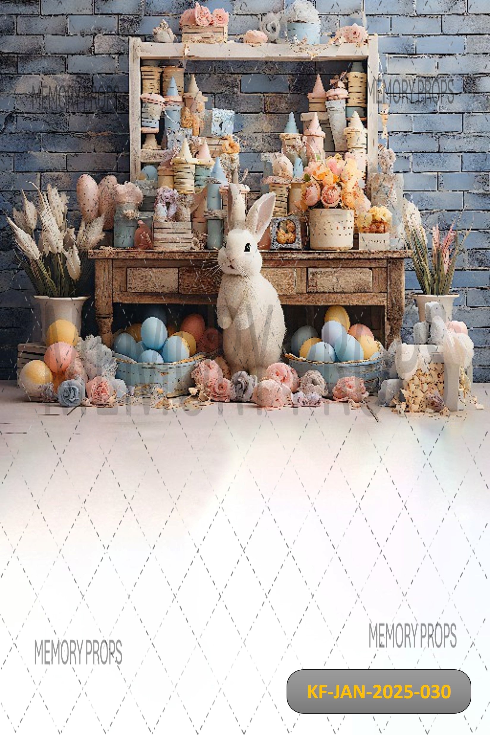 Easter Egg Parlour Kids With Floor Backdrop