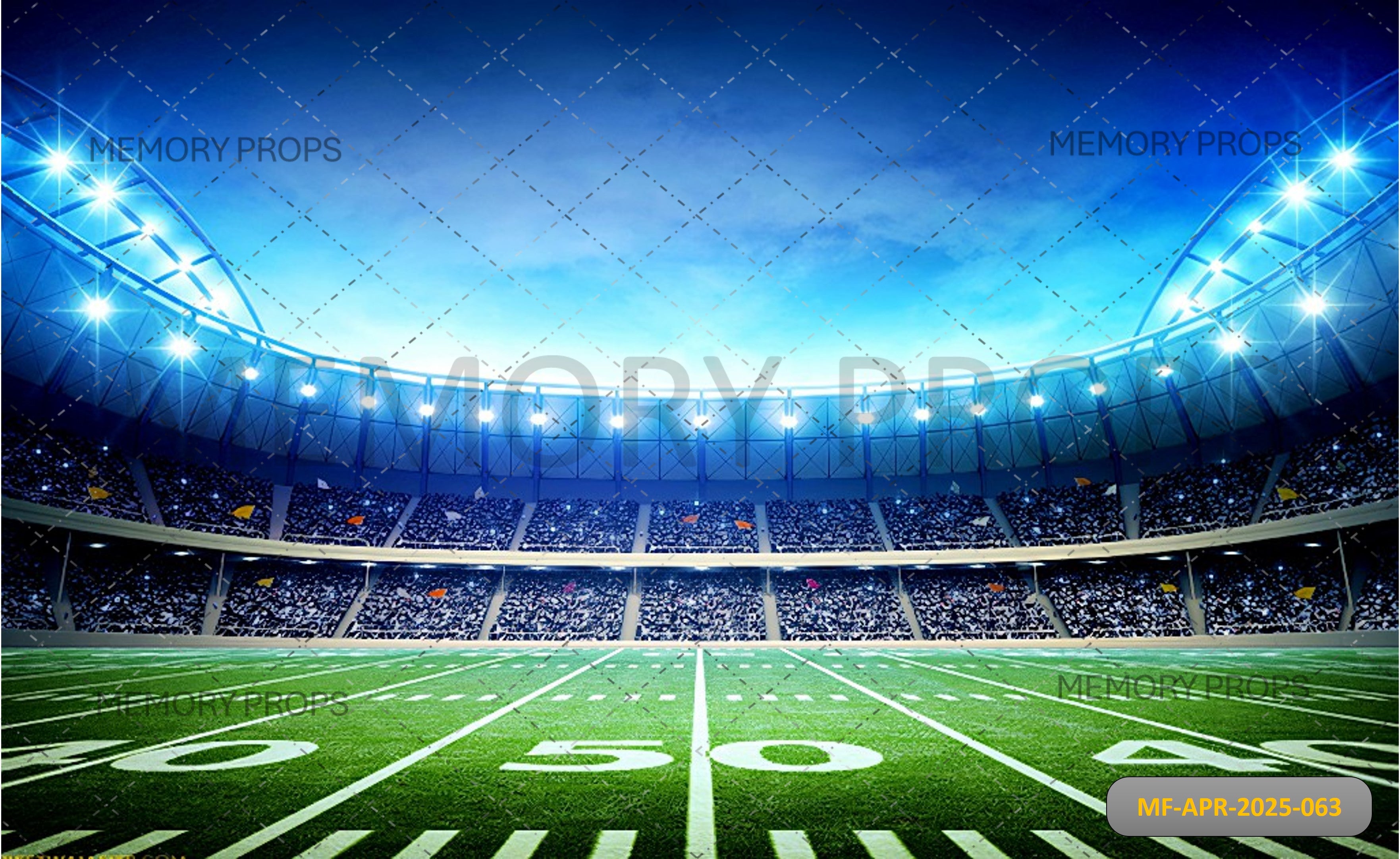 Stadium Thunder Printed Backdrop