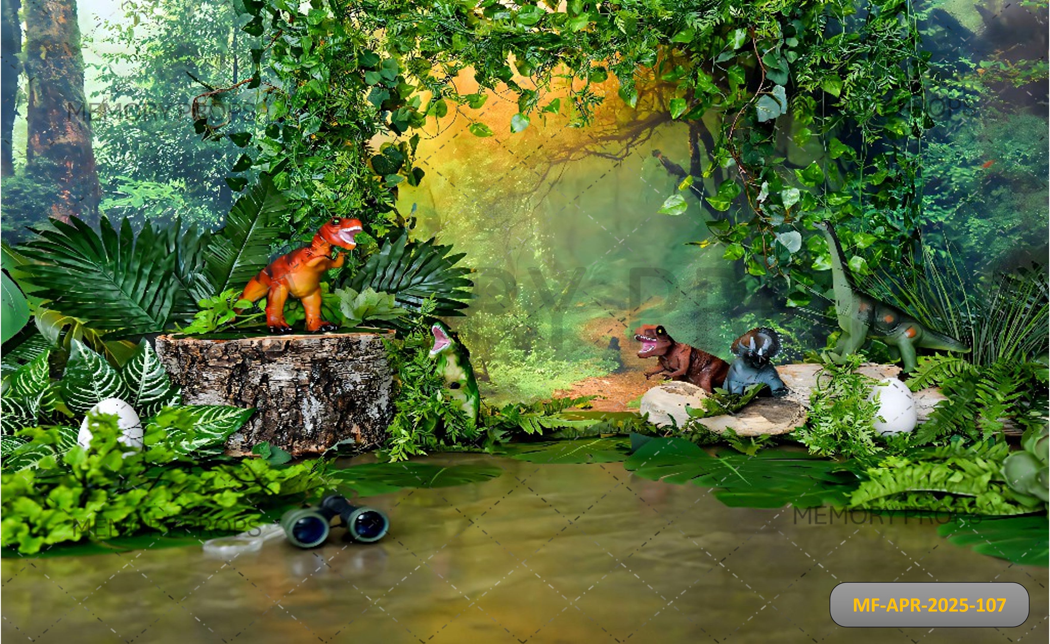 Dino Discovery Printed Backdrop