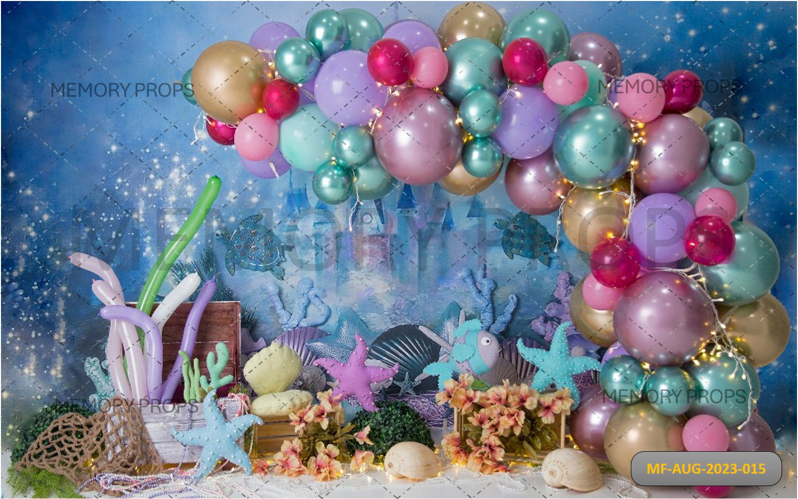 Under The Sea Baby Printed Backdrop