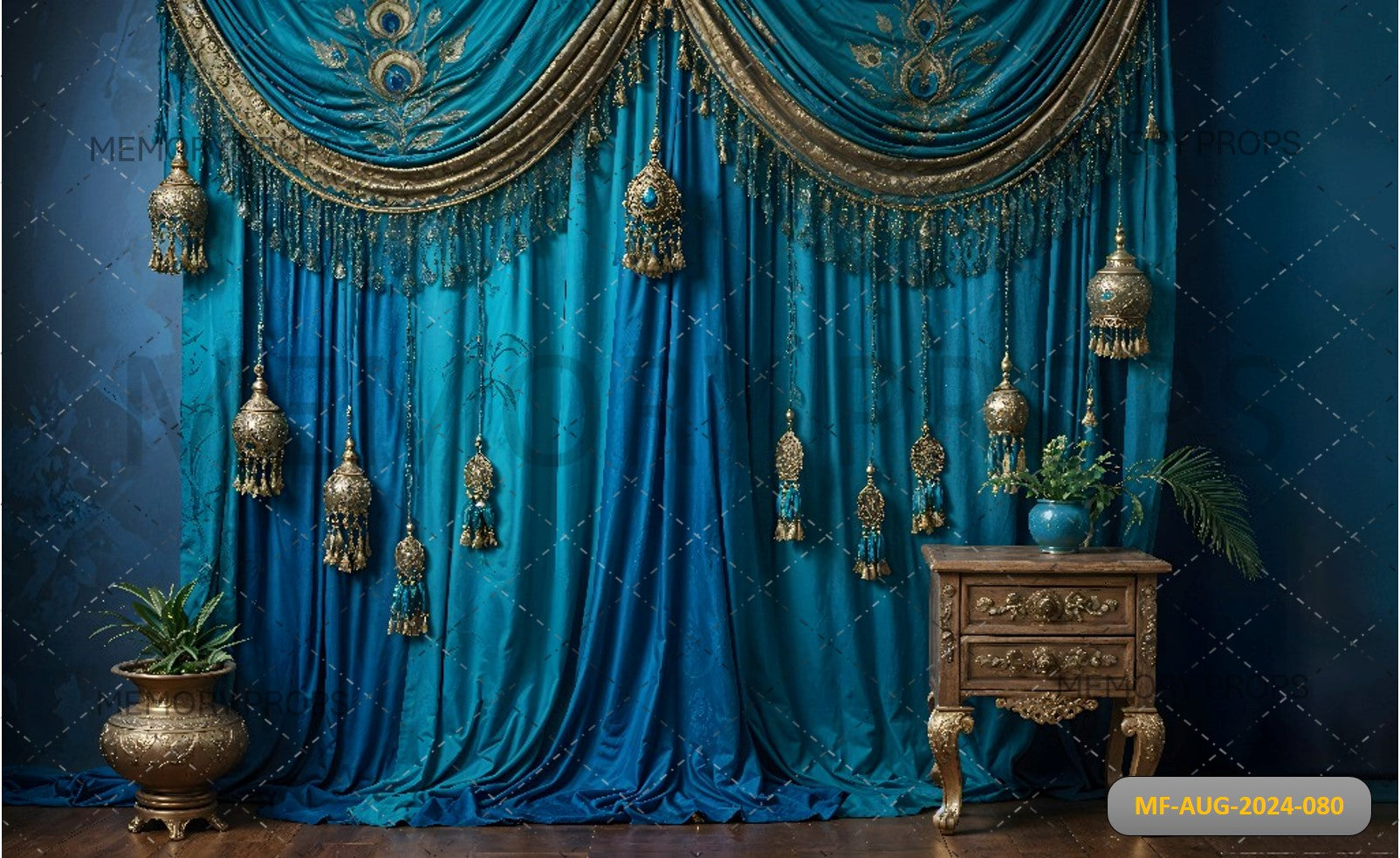 Dwarka nagri Printed Backdrop