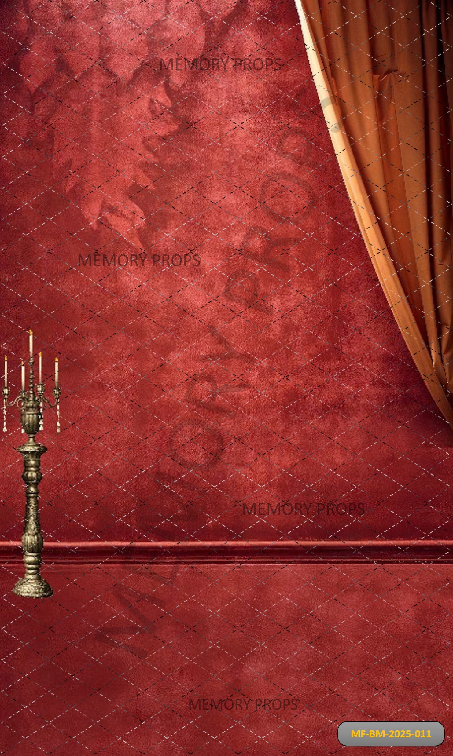 Traditonal Folk Printed Backdrop