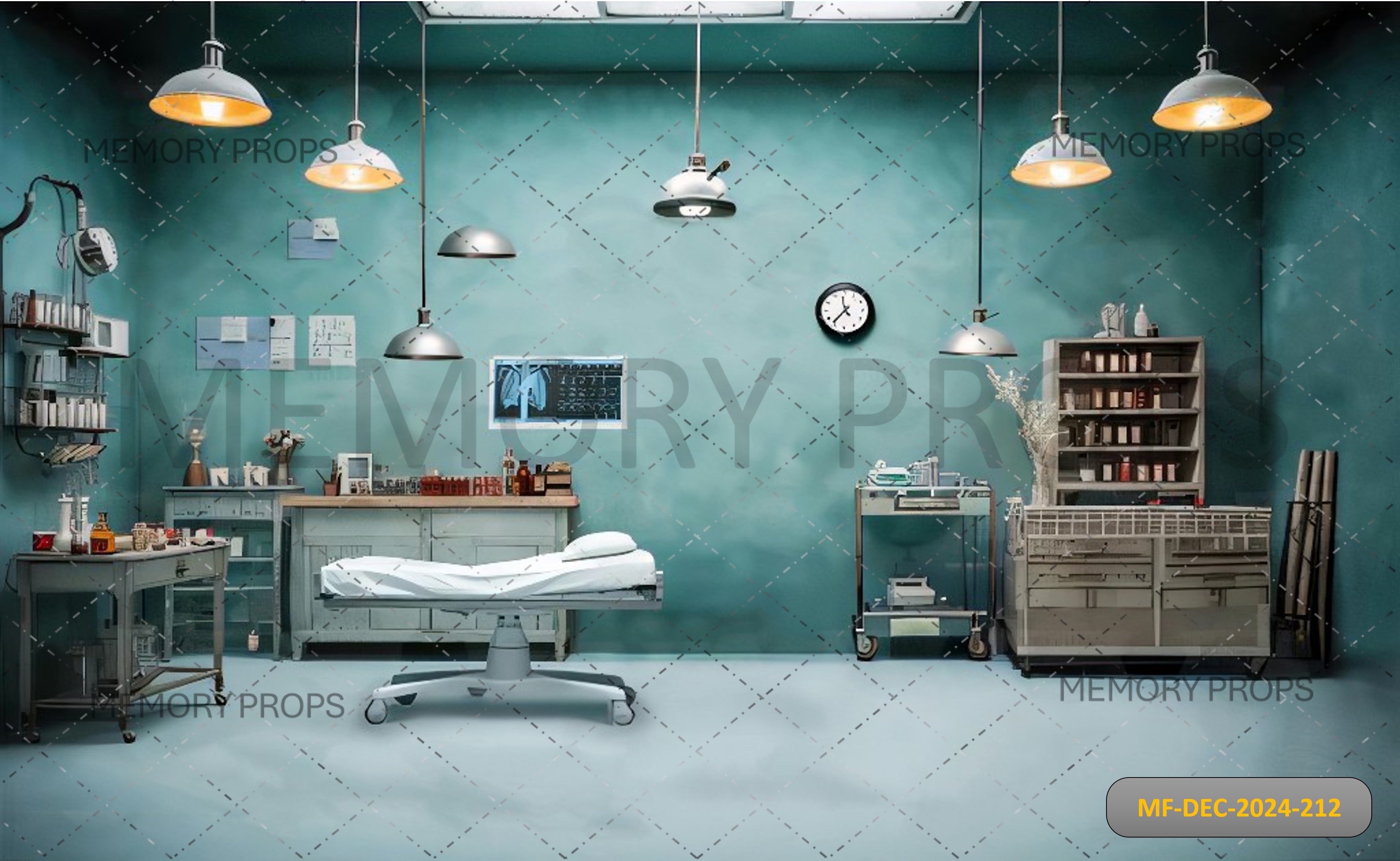 Doctor Room Printed Backdrop