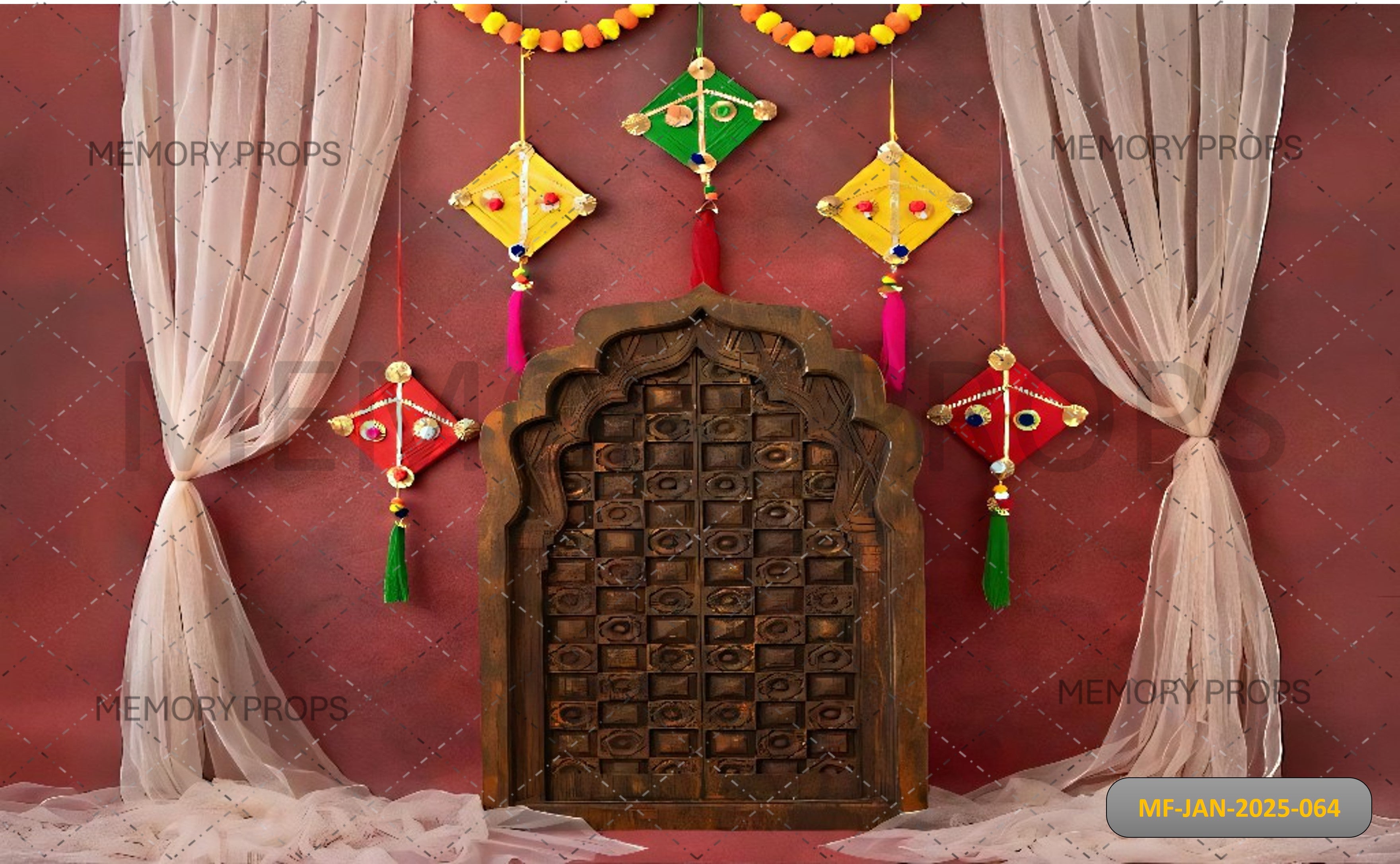 Kite Festival Vibes Printed Backdrops