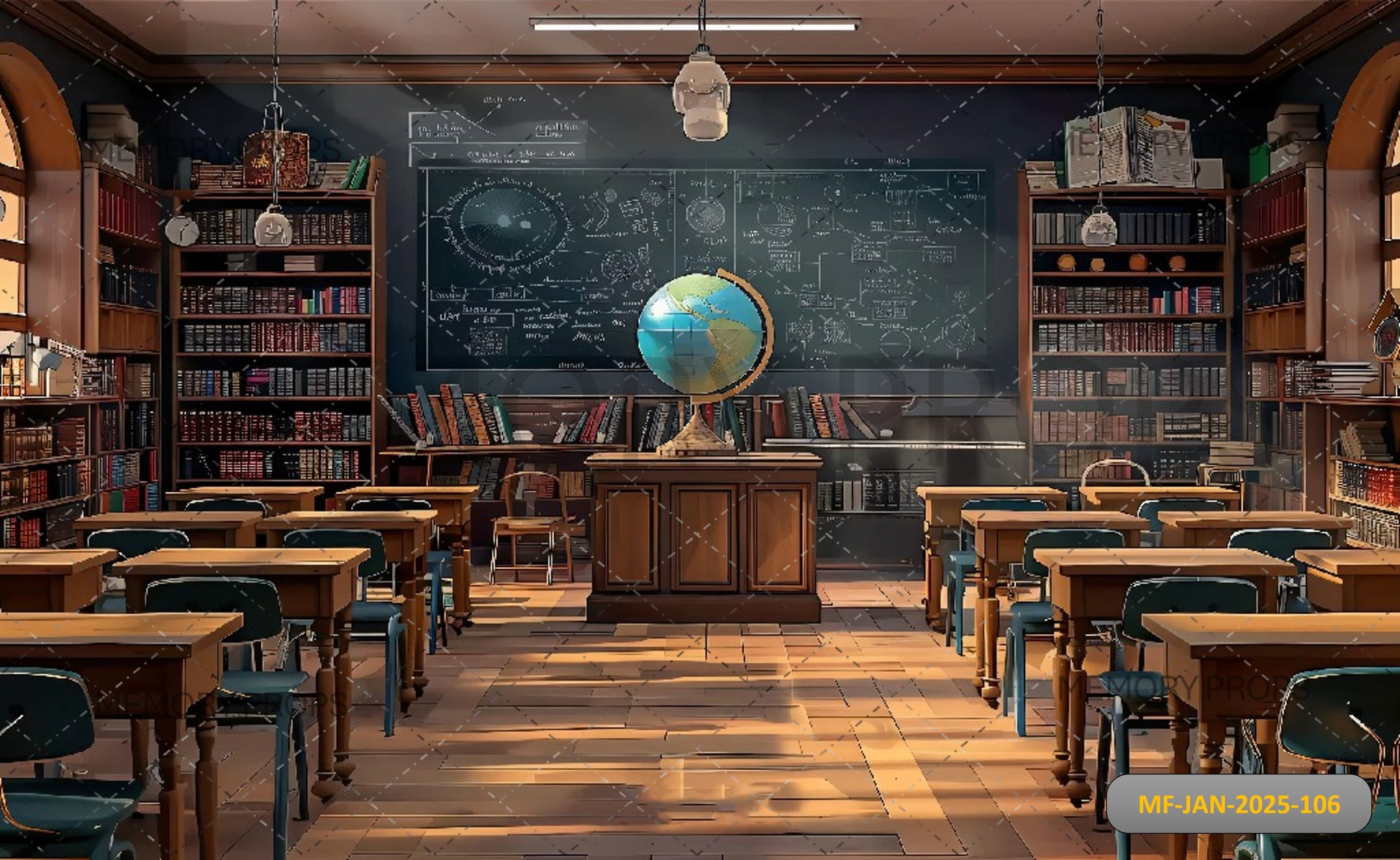 Class Room Theme Printed Backdrops