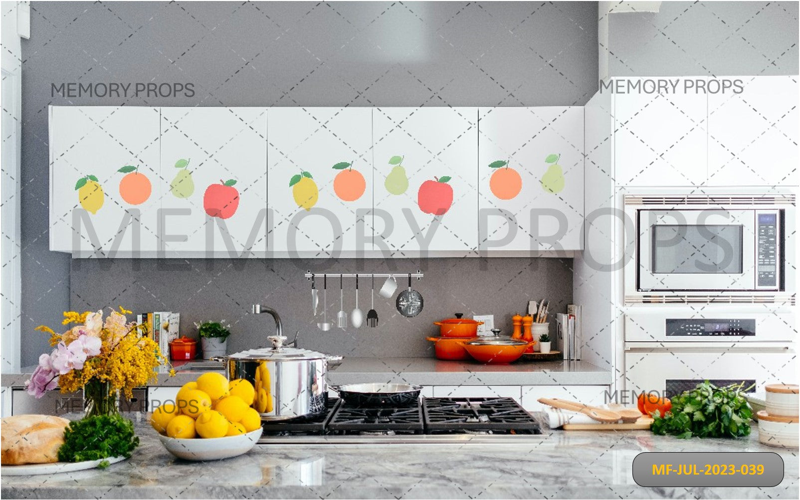 Creative Kitchen Printed Backdrop