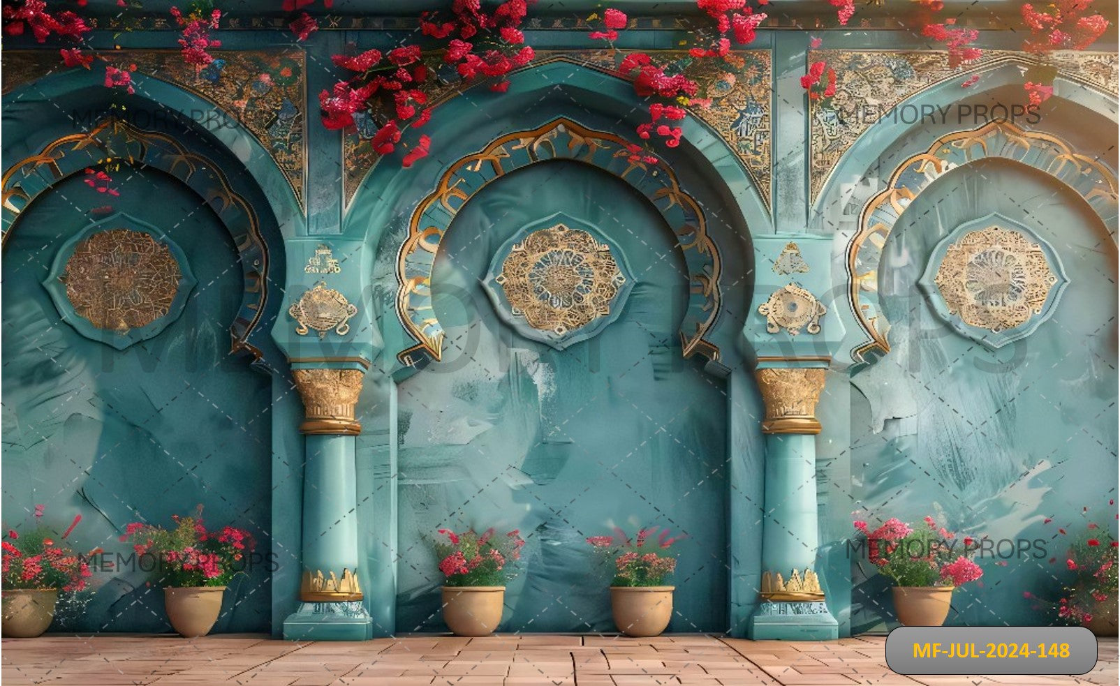 Temple Arch Printed backdrop