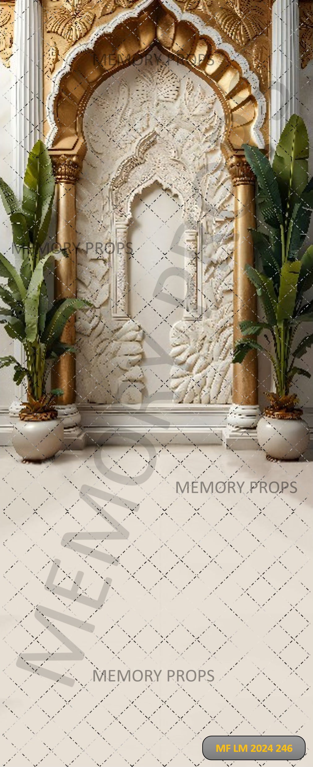 Doorway Arch Printed Backdrop