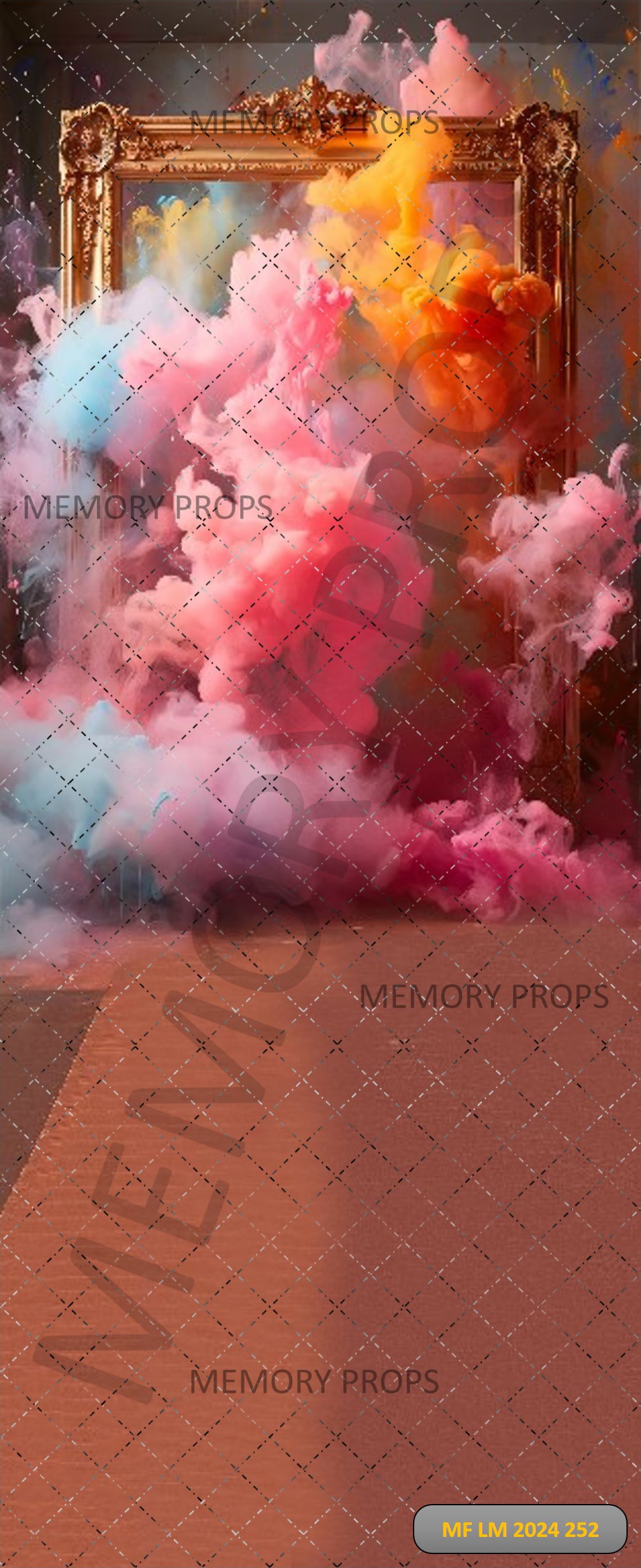 Enchanted Smoke Frame Printed Backdrops