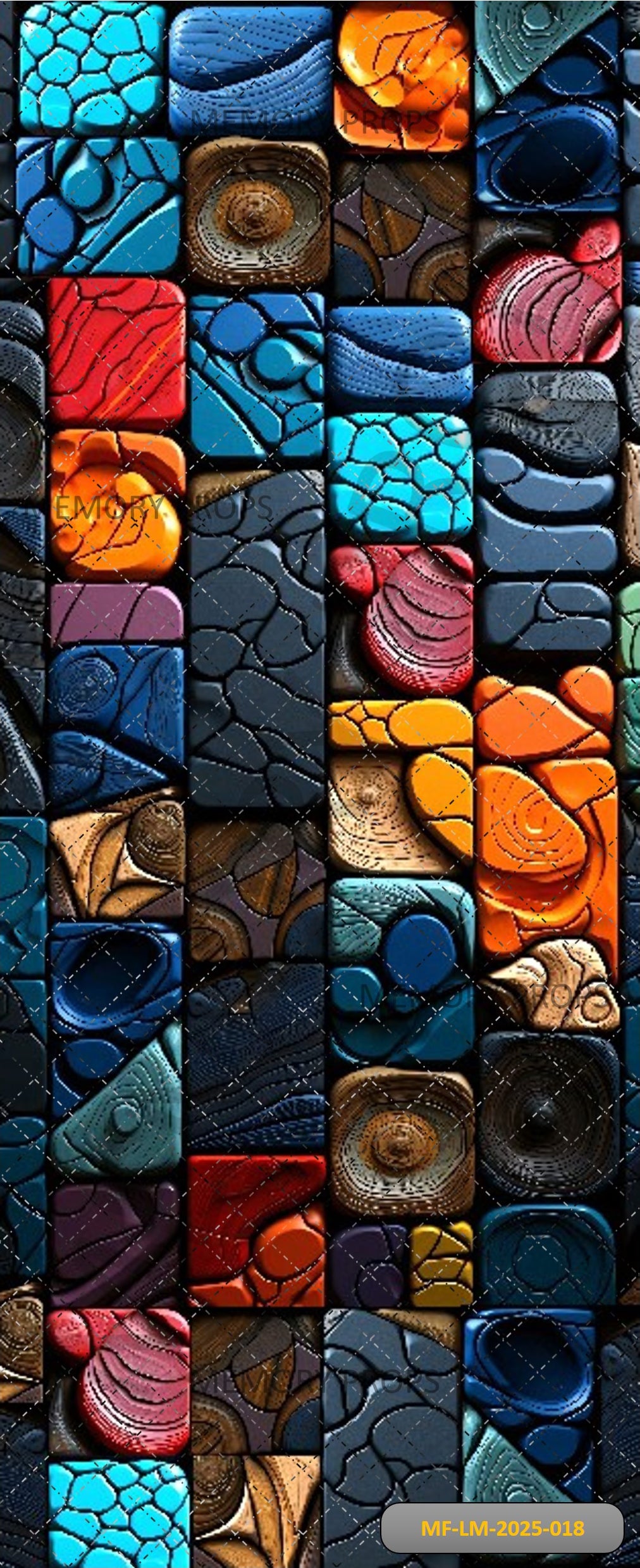 Obsidian Veil Printed Backdrop