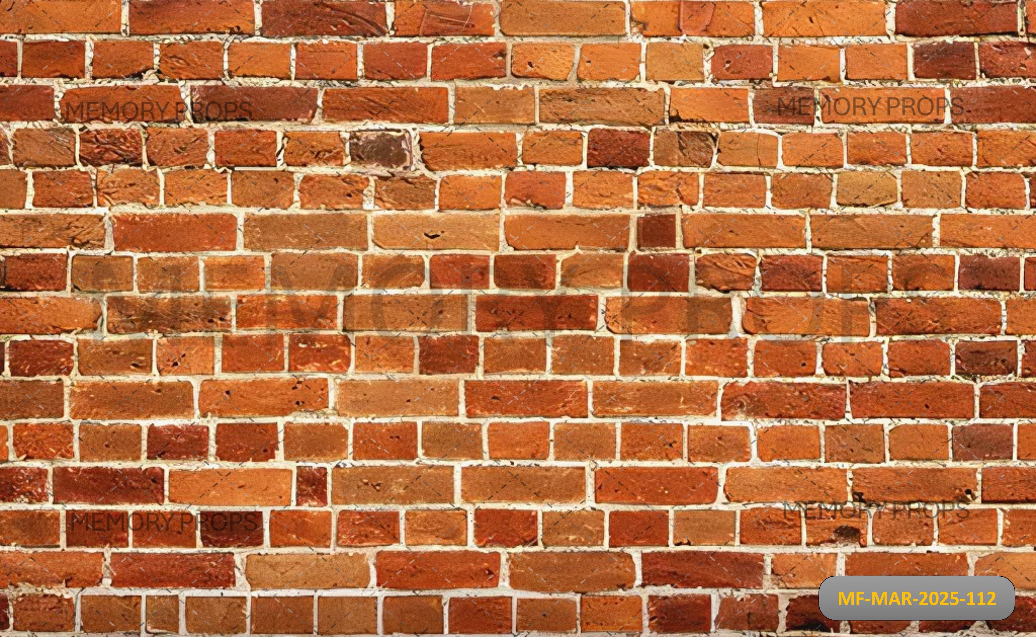 Architectural Brick Printed Backdrop