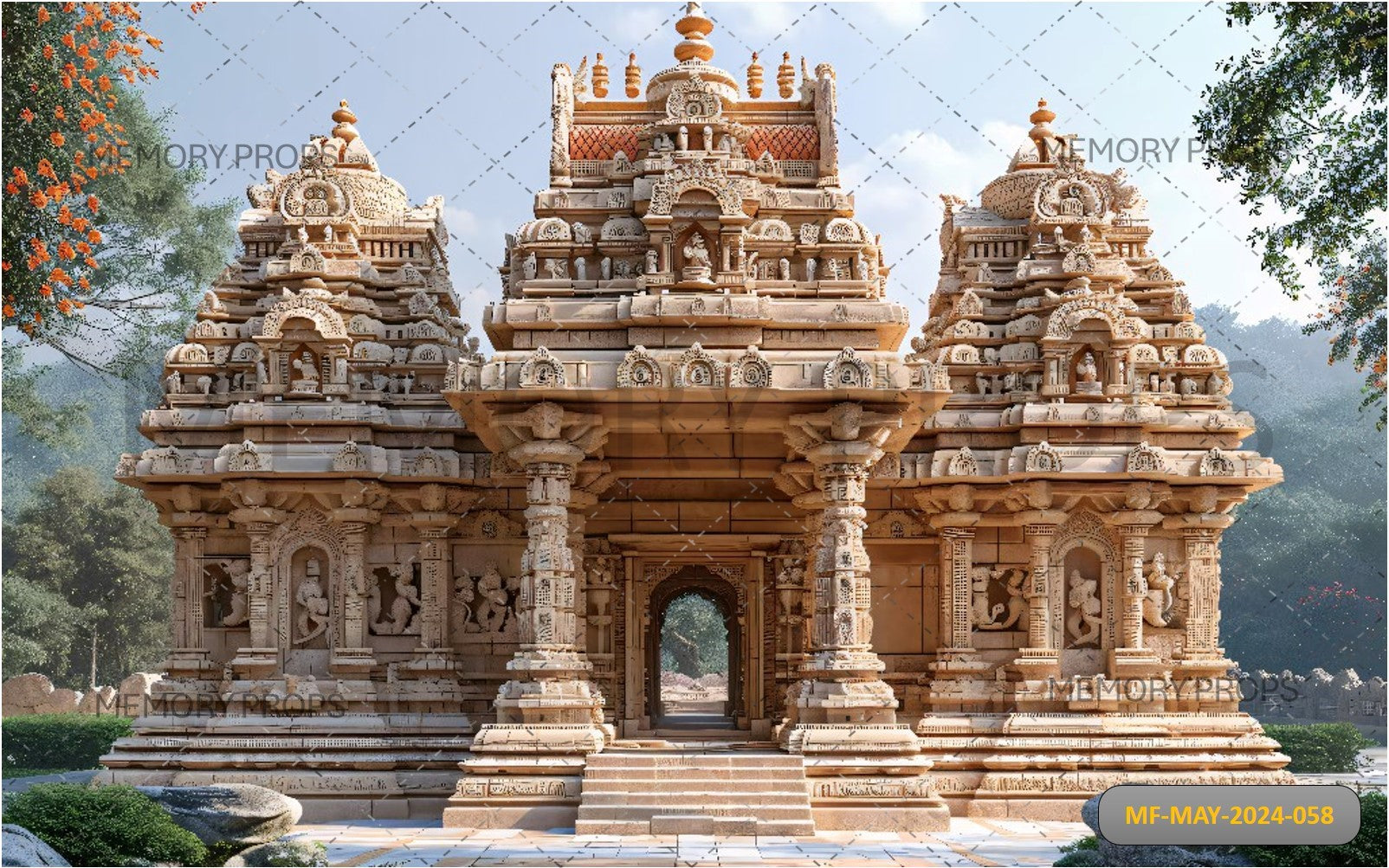 These Beautiful Places In Mashyam printed Backdrop – MEMORY P-DROPS