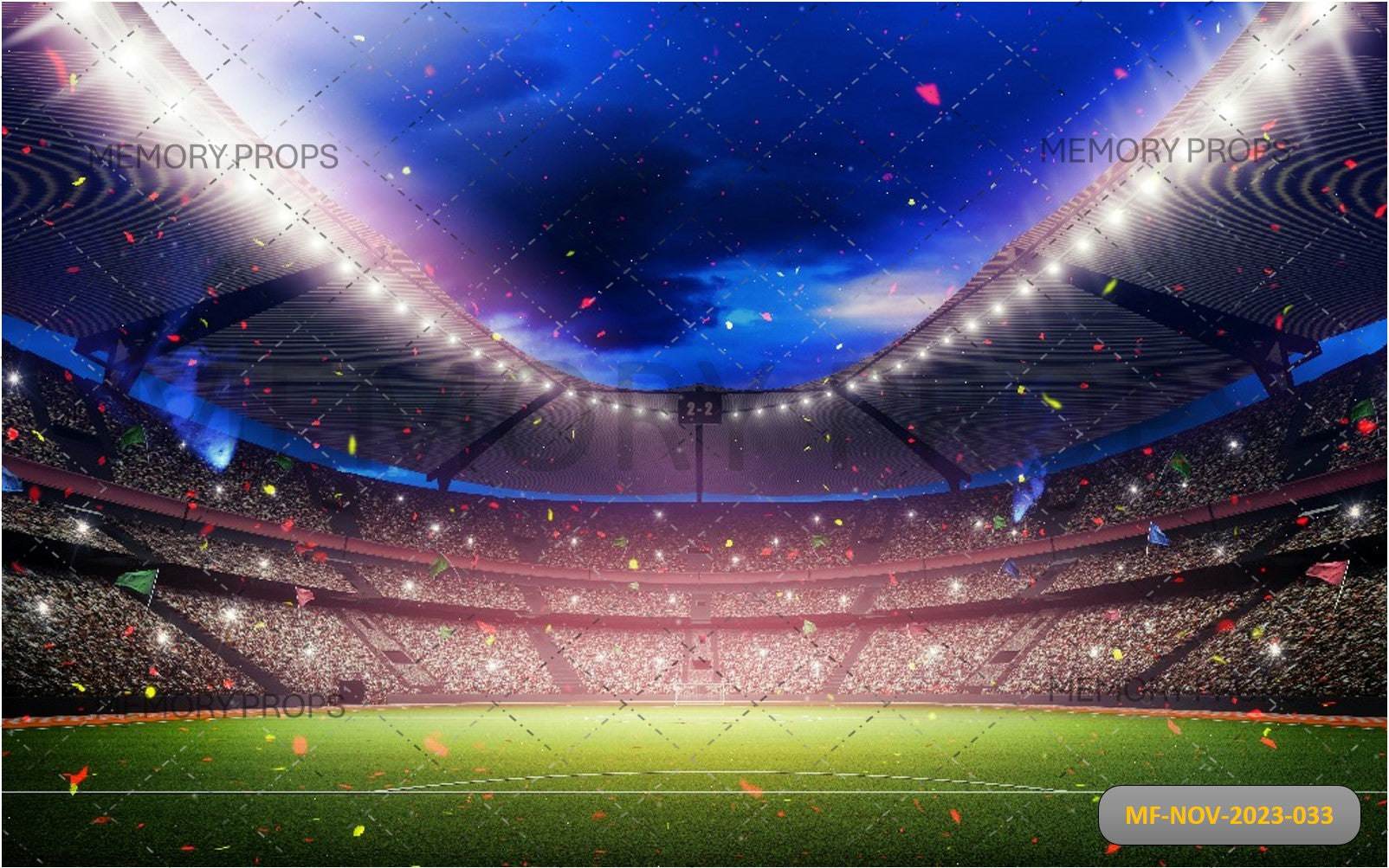 Stadium Theme Printed Backdrop