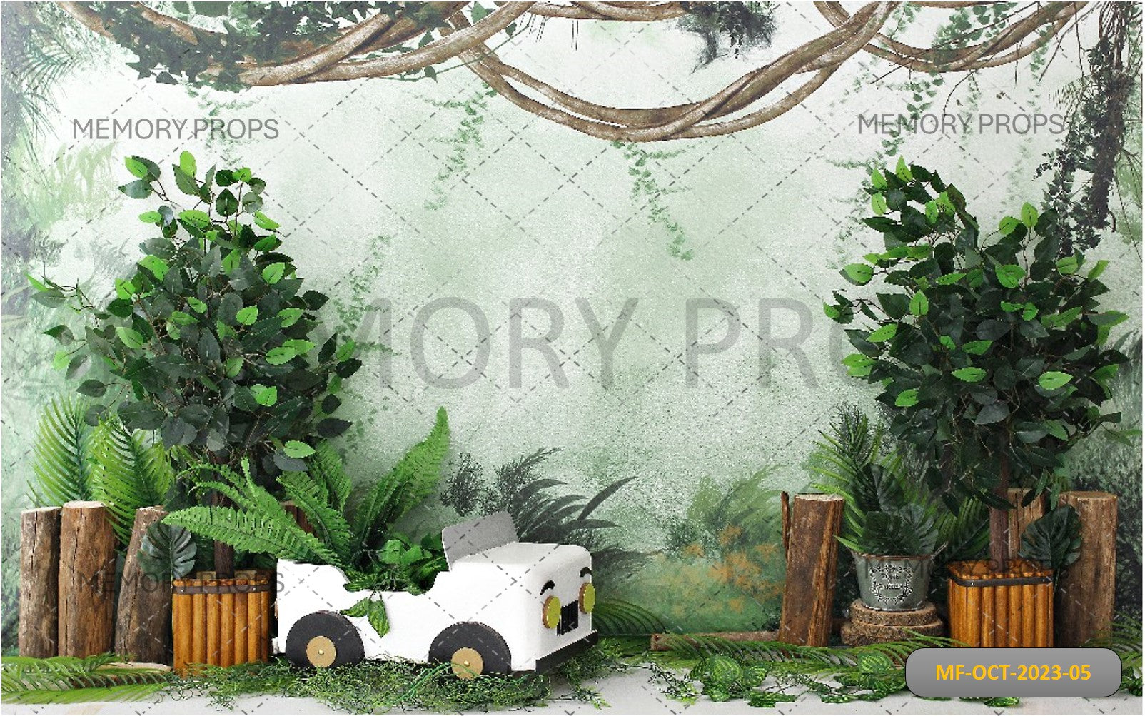 Jeep Safari Printed Backdrop