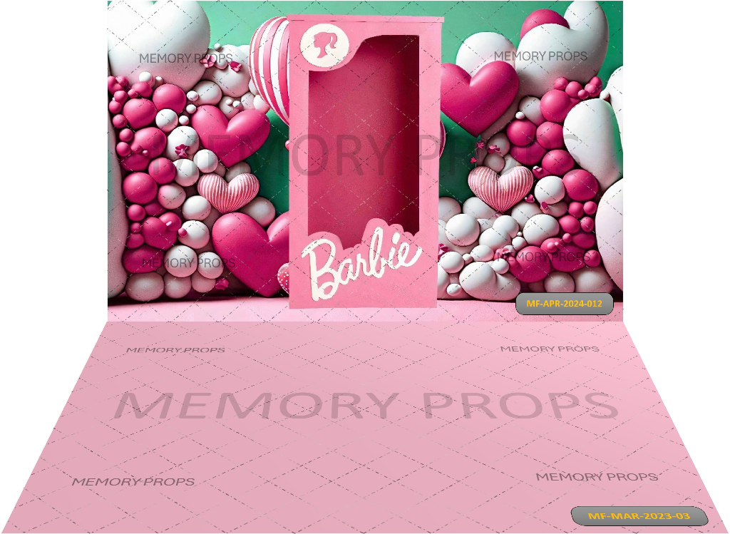 Pink Barbie Theme Sweet Soft Pink Backdrops