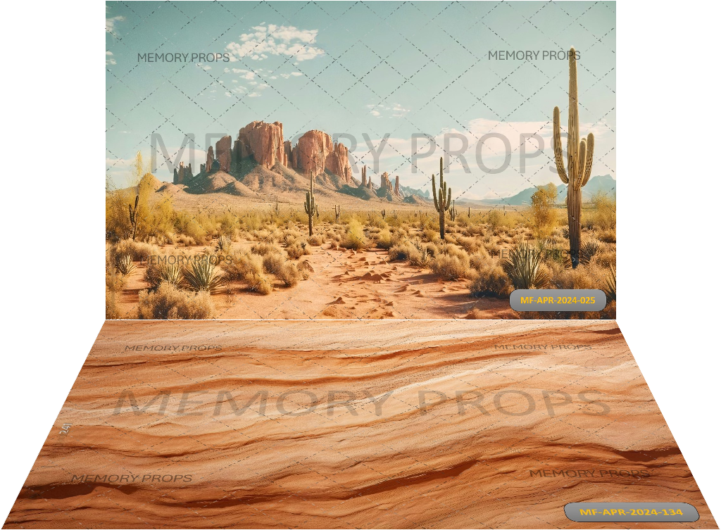 ARIZONA DESERT LANDSCAPE + GENERATED VERSATILE BACKDROPS