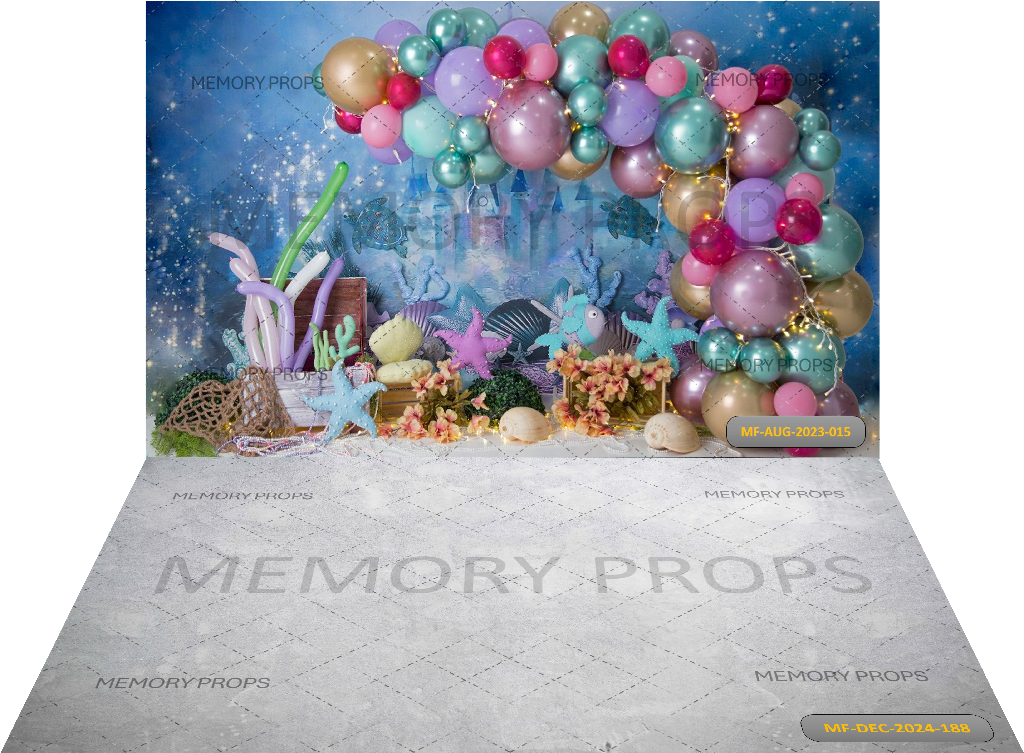 Birthday Party Theme Grey Texture Backdrops